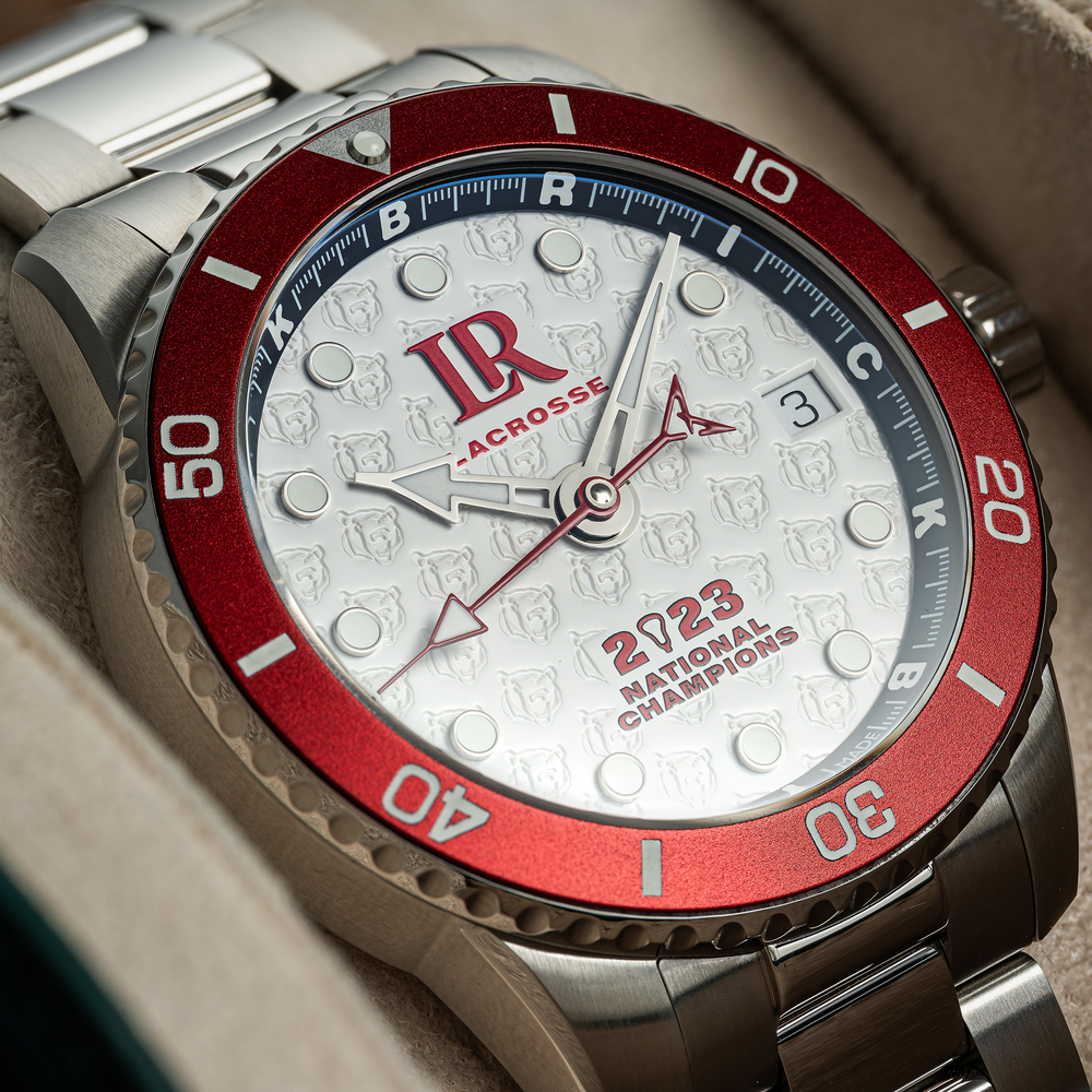 Lenoir-Rhyne 2023 National Lacrosse Champions Timepiece
